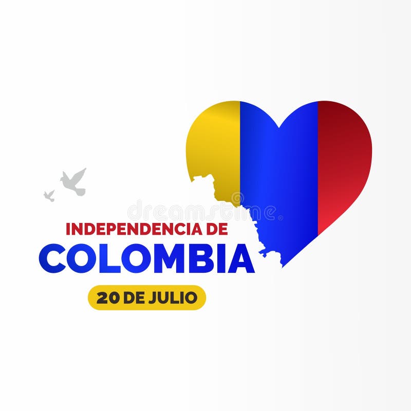 Colombia Independence Day stock illustration. Illustration of freedom ...
