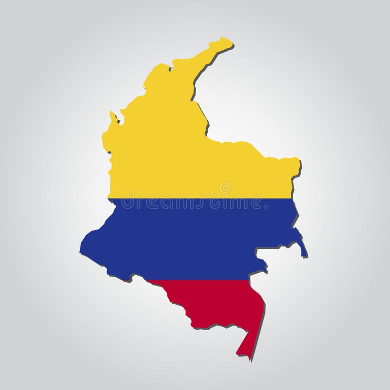 Colombia Country Shape Stock Illustrations – 7,076 Colombia Country ...