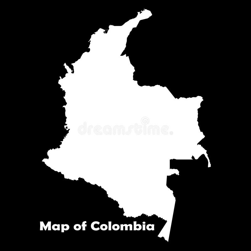 Colombia map icon design stock vector. Illustration of world - 358685326