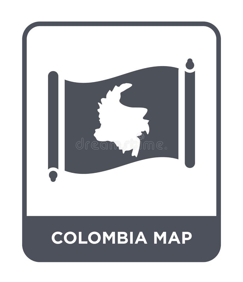 Colombia Map Icon Vector Trendy Stock Illustrations – 64 Colombia Map ...