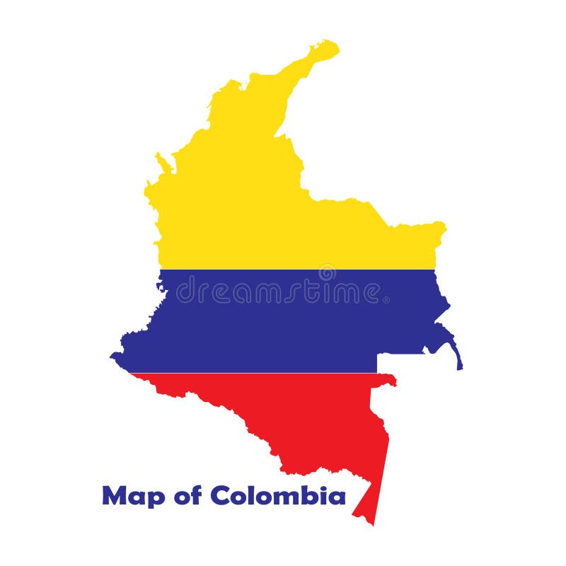 Colombia map icon stock vector. Illustration of columbia - 285783925
