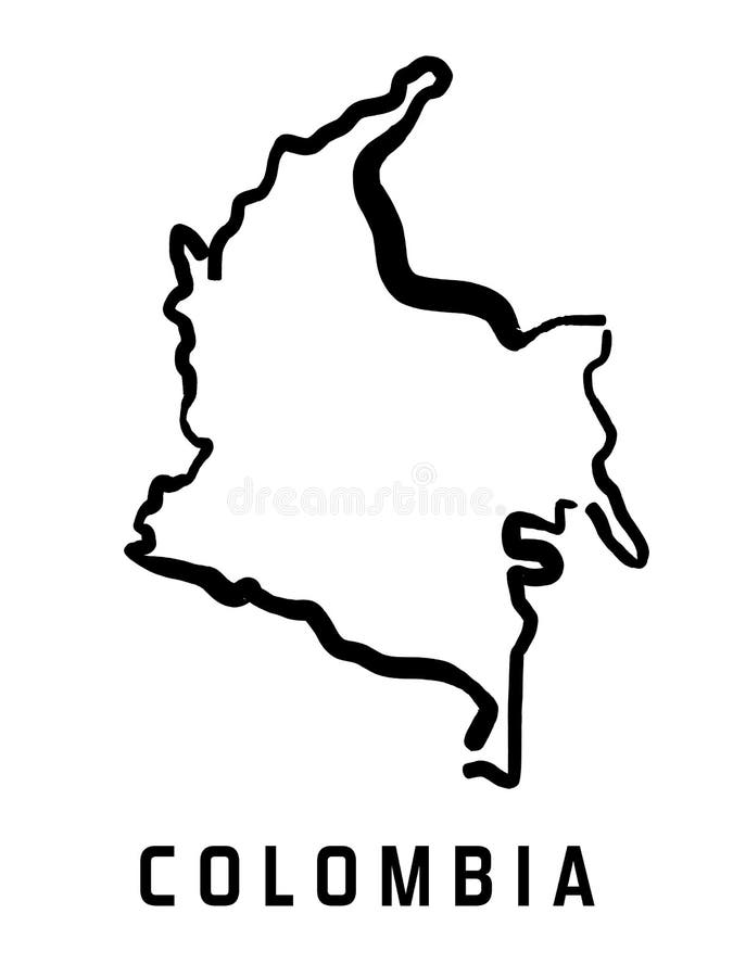 Colombia Map Coloring Page Coloring Coloring Pages