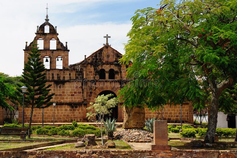 Colombia, Aldea Colonial De Guane Imagen de archivo editorial - Imagen ...