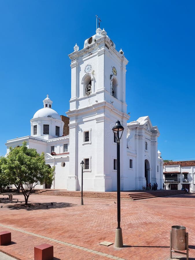 Colombia, Santa Marta, Cathedral of Santa Marta Editorial Photography ...