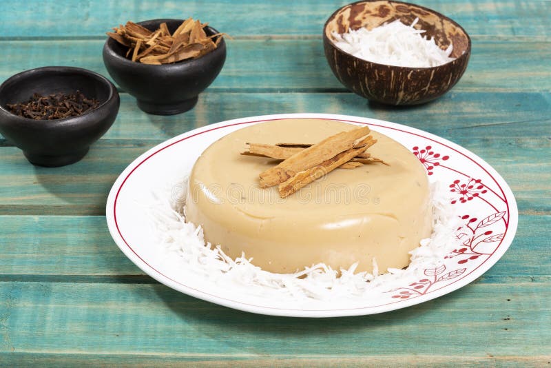 Colombian Dessert Custard Traditionally Served at Christmas Stock Photo ...