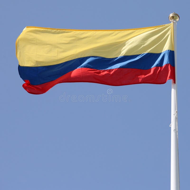 Colombian flag stock photo. Image of colombia, american - 1949004
