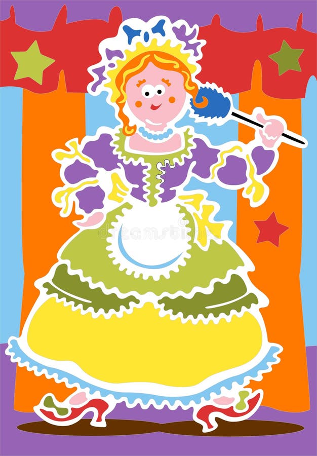 Colombina ilustração do vetor. Ilustração de codornizes - 14927410