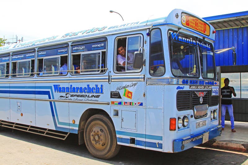 Colombo Central Bus Terminal, Sri Lanka Redactionele Stock Afbeelding ...