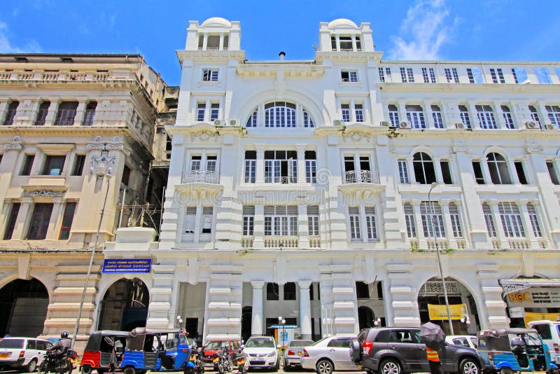 Colombo Colonial Building, Sri Lanka Editorial Stock Photo - Image of ...