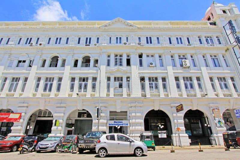 Colombo Colonial Building, Sri Lanka Editorial Stock Photo - Image of ...