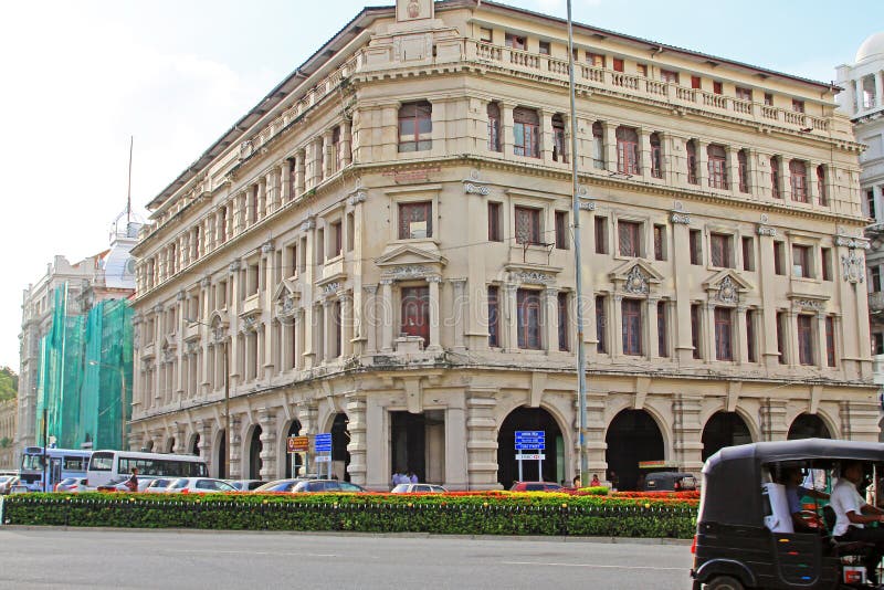 Colombo Colonial Building, Sri Lanka Editorial Photo - Image of ...