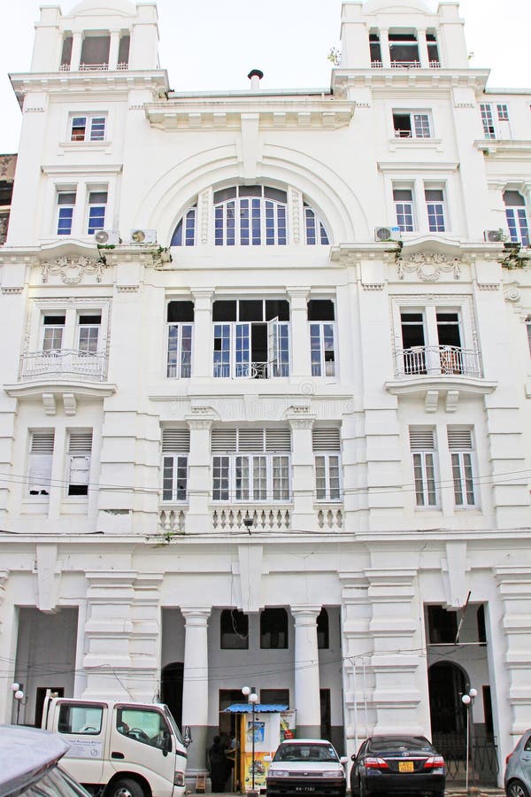 Colonial Building And World Trade Center, Sri Lanka Colombo Editorial ...