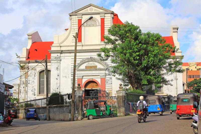 Colombo Dutch Reformed Church, Sri Lanka Imagen de archivo editorial ...
