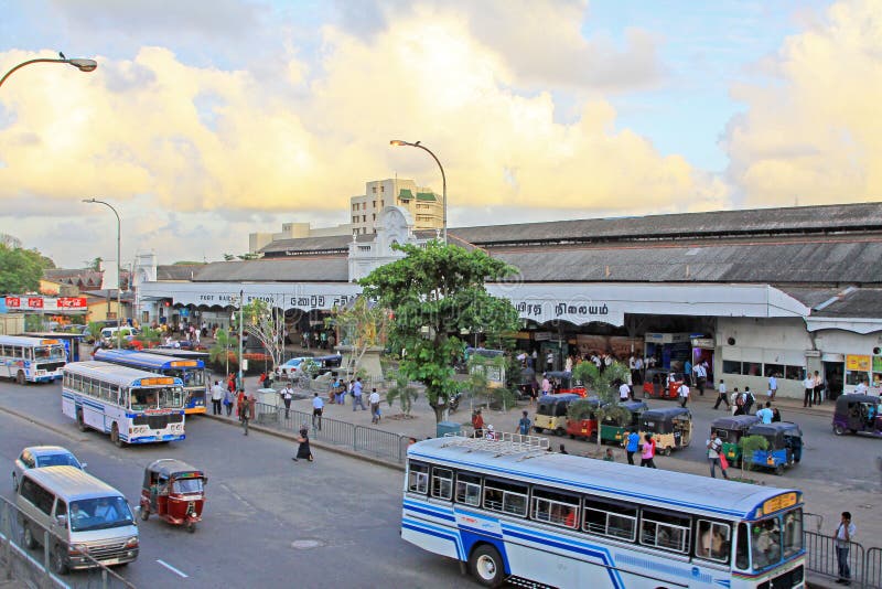 Colombo Fort Railway Station Editorial Photography - Image of railway ...