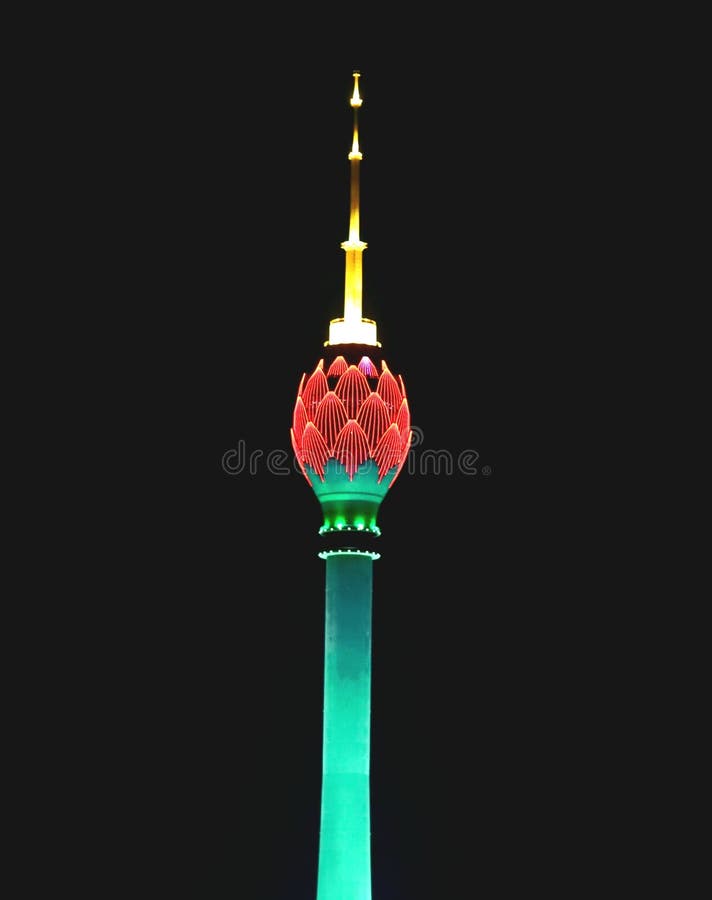 Colombo Lotus Tower editorial photography. Image of landmark - 262741267