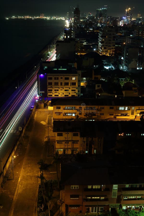 Colombo Night Skyline stock image. Image of emerging - 94161527