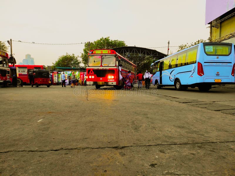 Colombo Sltb Bus Station Colombo Sri Lanka Editorial Stock Image ...