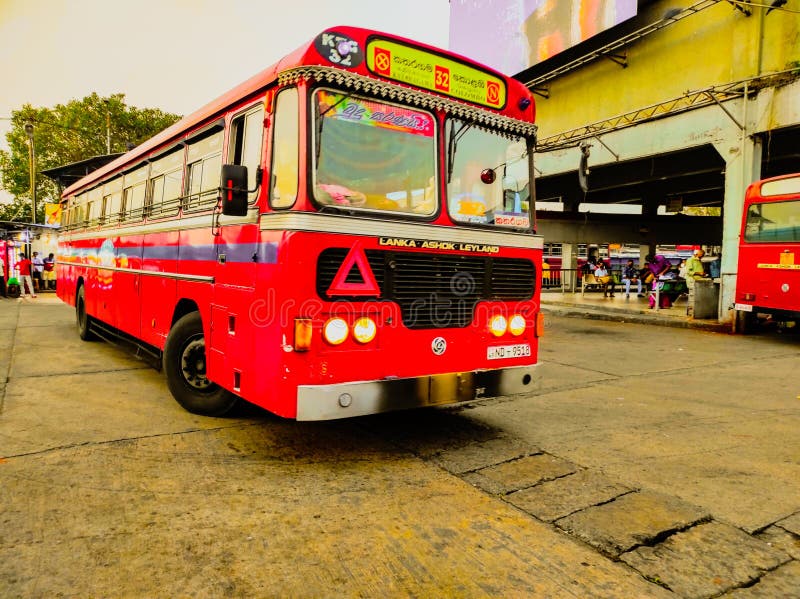 Colombo Sltb Bus Station Colombo Sri Lanka Editorial Photography ...