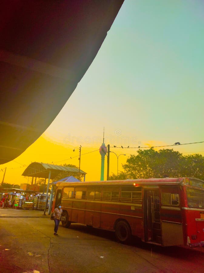 Colombo Sltb Bus Station Colombo Sri Lanka Editorial Stock Image ...