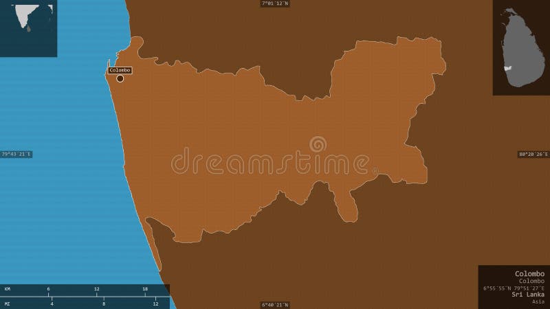 Colombo, Sri Lanka - Composition. Pattern Stock Illustration ...