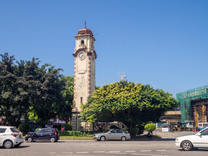 Colombo, Sri Lanka, Ceylon Island: Colonial Clock Tower Editorial ...