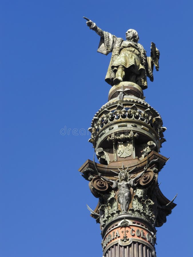 Colon stock photo. Image of monument, barcelona, voyage - 13175222