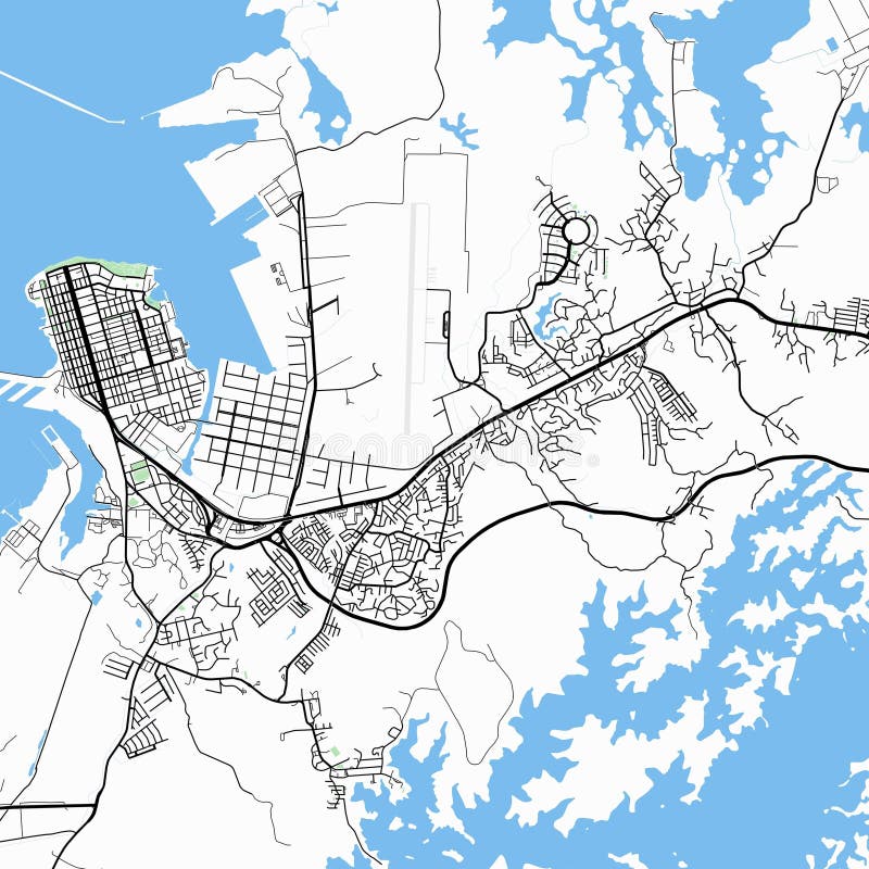Colon city map. stock illustration. Illustration of plant - 315545644