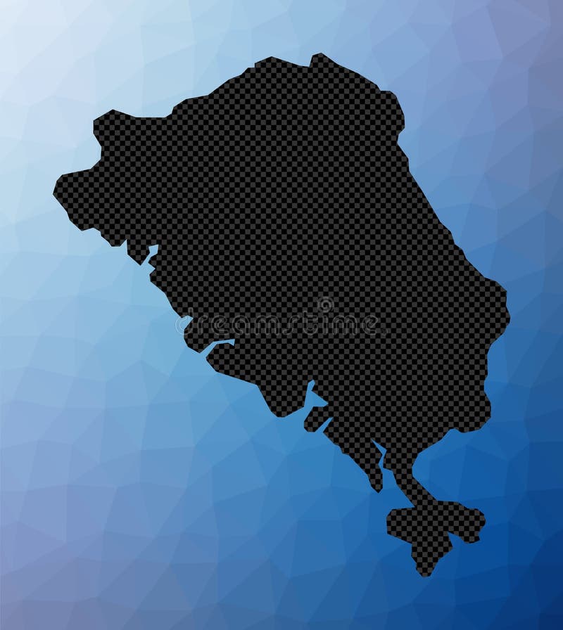 Colon Island Geometric Map. Stock Vector - Illustration of panamanian ...