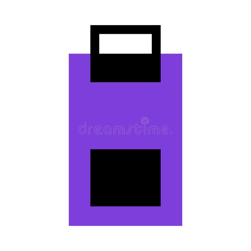 Colon Mark with Purple Rectangle Geometric Shape As Punctuation Mark ...
