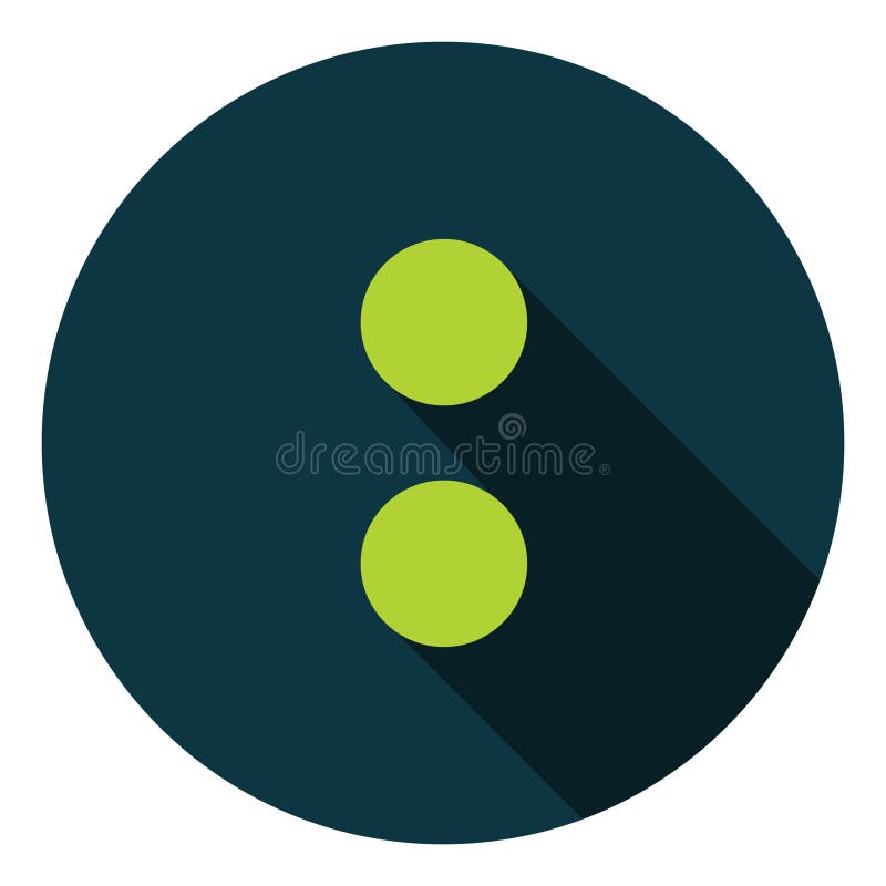 Colon Sign Button. Vector Illustration Decorative Design Stock Vector ...