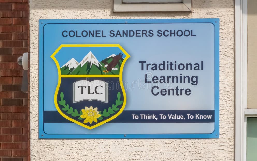 The Colonel Sanders School Sign, with Its Traditional Learning Centre ...