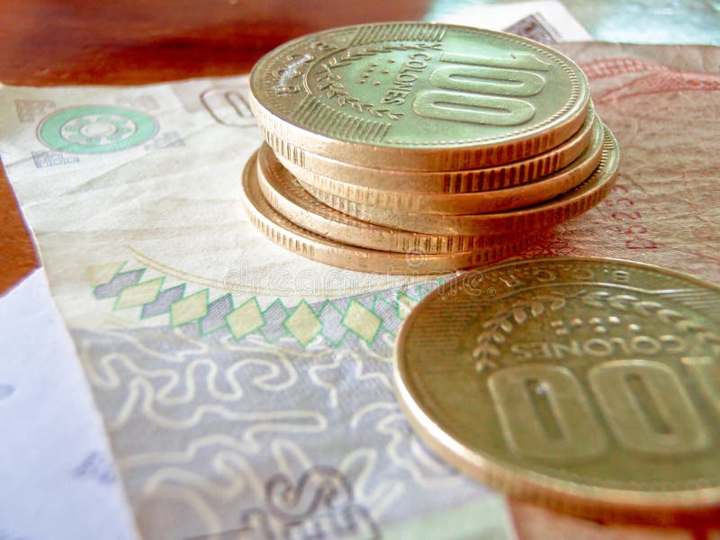 Colones - Het Geld Van Costa Rica Stock Afbeelding - Image of canada ...