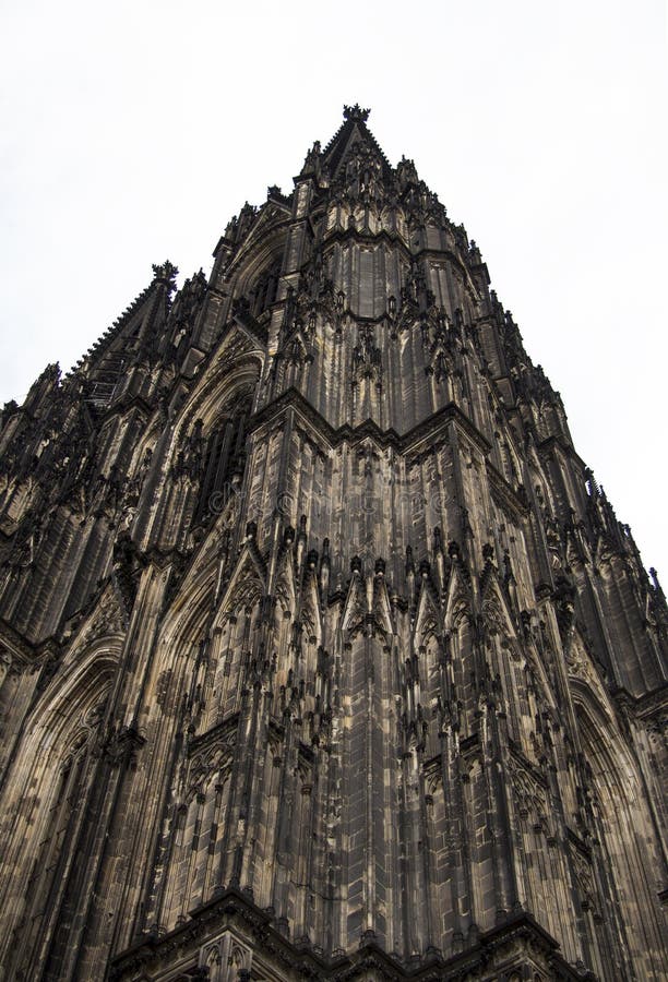 Colonia Roman Catholic Gothic Cathedral Fotografia Stock - Immagine di ...