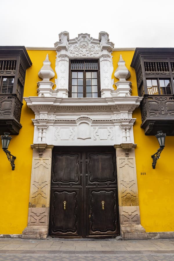 Architecture in Downtown Lima, Peru Stock Photo - Image of downtown ... Architecture in Downtown Lima, Peru Stock Photo - Image of downtown ...