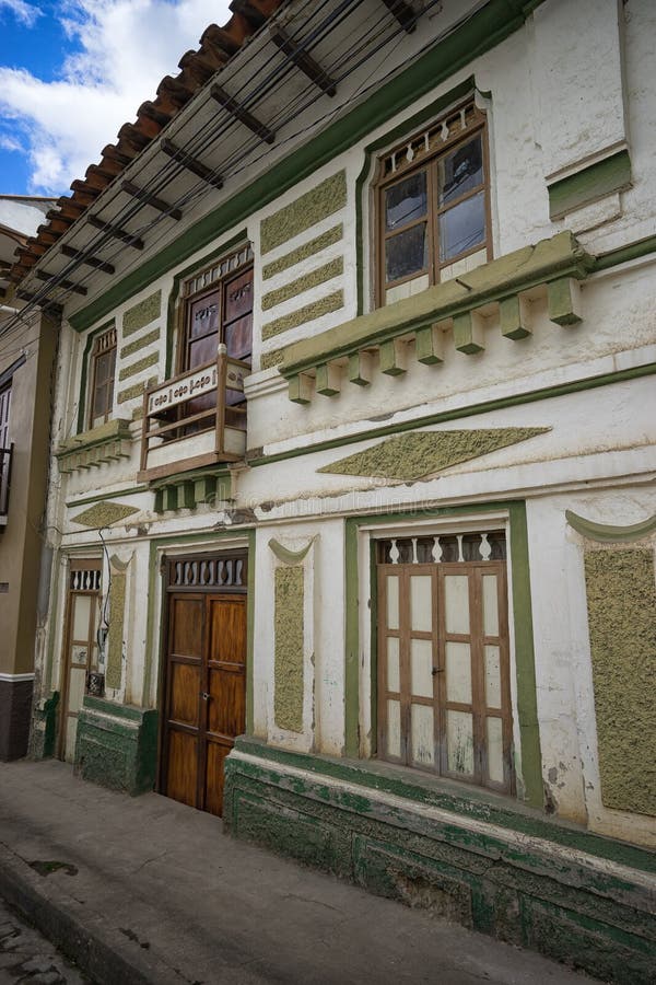 Colonial Architecture in Ecuador Stock Image - Image of america ...