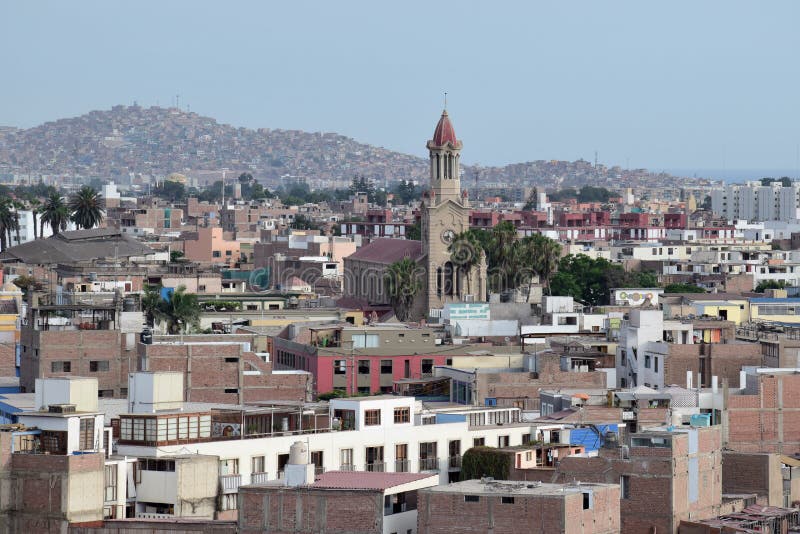 Colonial Architecture in Lima, Peru Editorial Image - Image of cactus ...