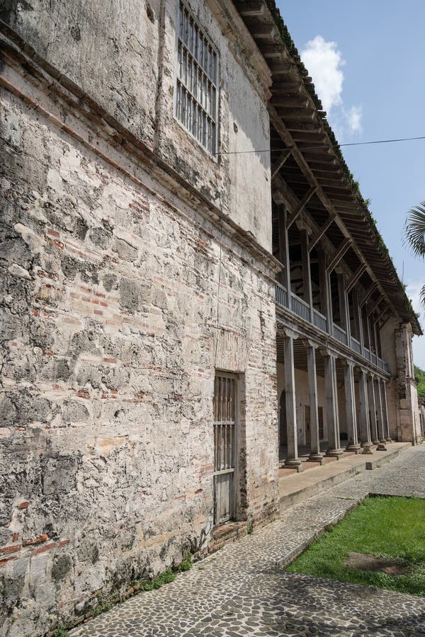 Colonial Architecture in Portobelo Stock Image - Image of building ...