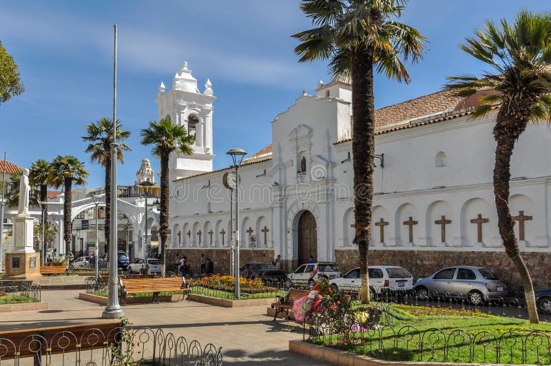 Colonial Architecture in Sucre, Bolivia Editorial Stock Image - Image ...