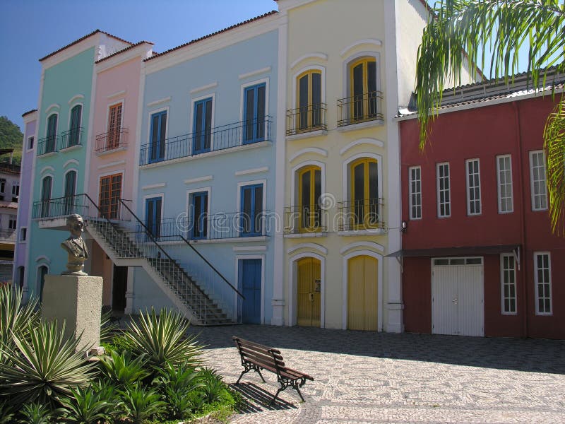 Colonial building stock image. Image of reis, travel, stair - 461007