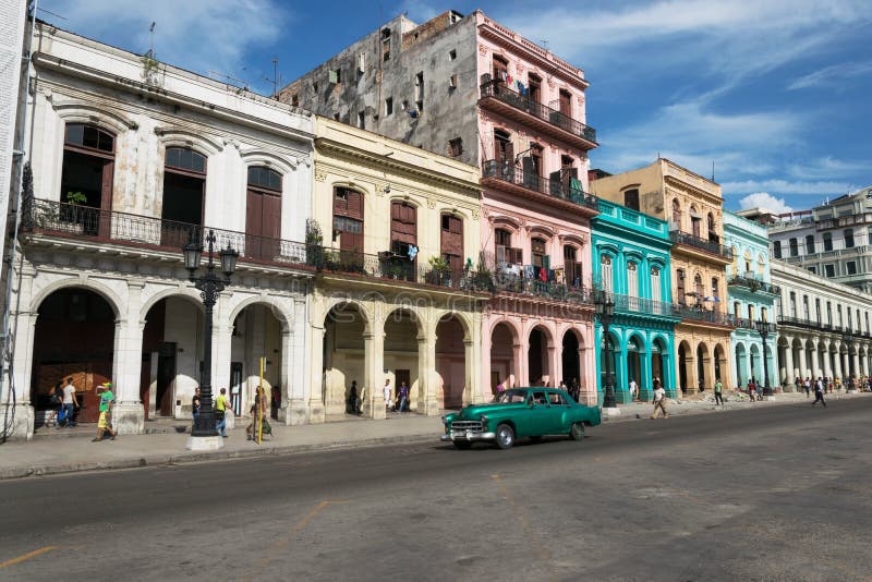 Colonial Buildings in Havana Editorial Photography - Image of cuba ...