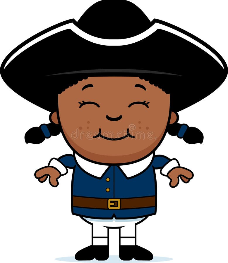 Colonial Child stock vector. Illustration of black, person - 47525787