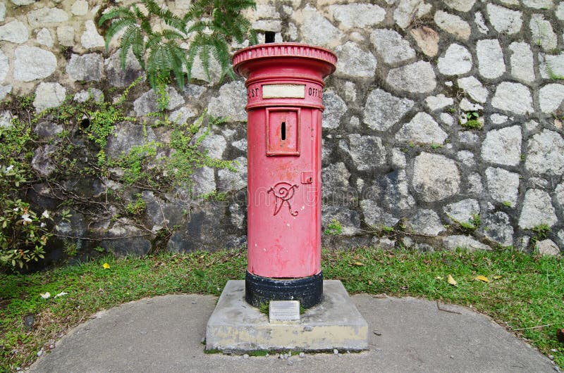Colonial era post box editorial photography. Image of fraser - 76131337