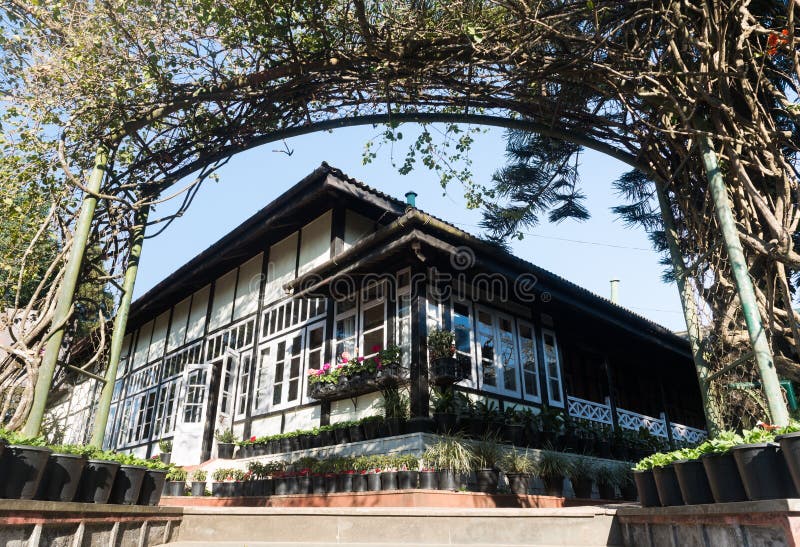 A Colonial Building in India Stock Photo - Image of beautiful, property ...