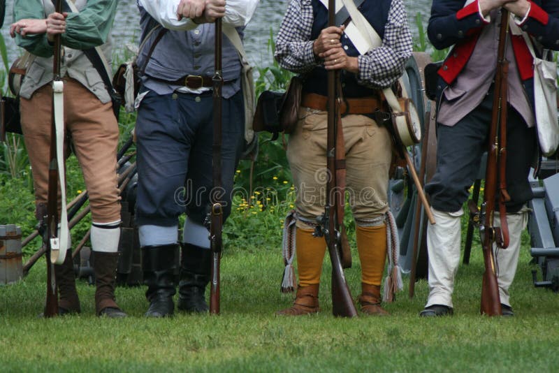 Colonial Militiamen stock image. Image of fourth, liberty - 866503