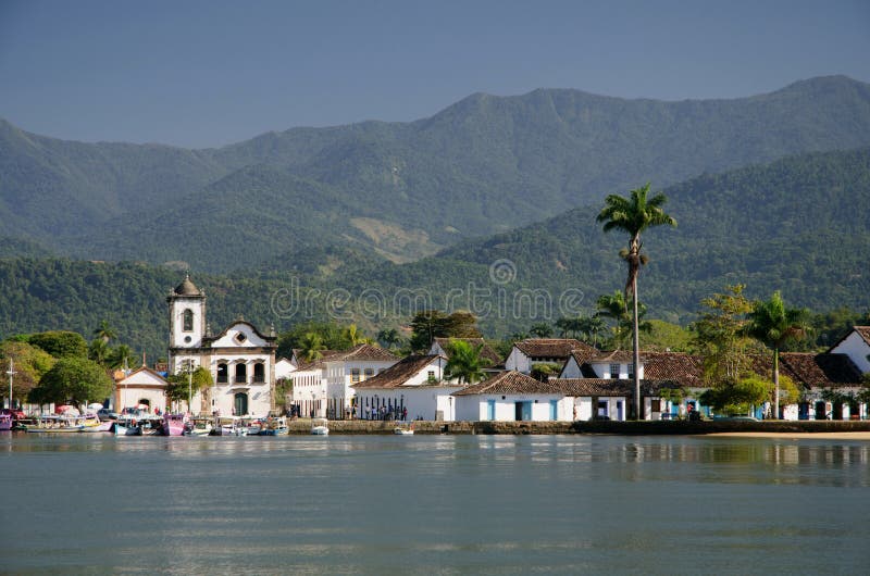 Colonial Paraty stock image. Image of city, colonial - 21309255