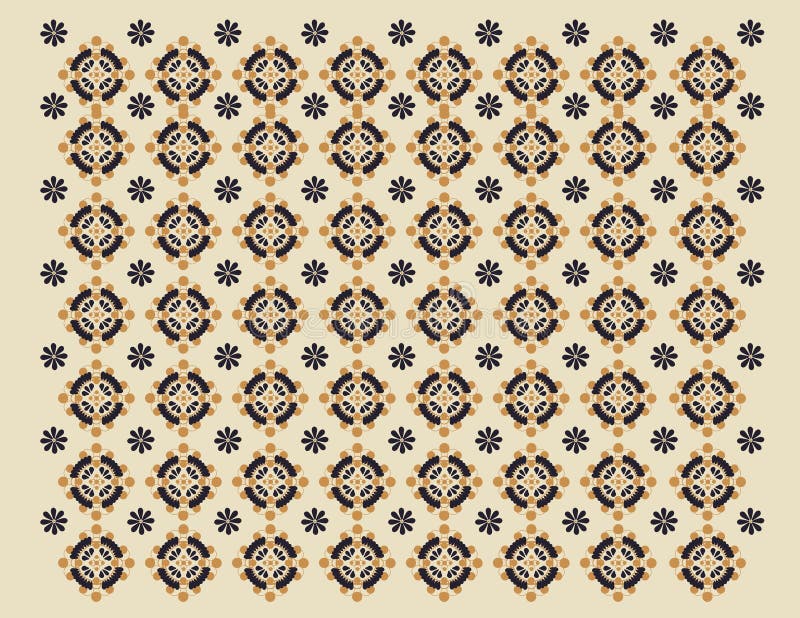 Colonial pattern 1 stock illustration. Illustration of repetition ...