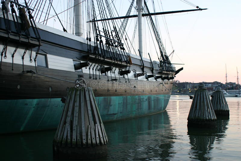 Colonial ship 2 stock image. Image of rope, transportation - 64709