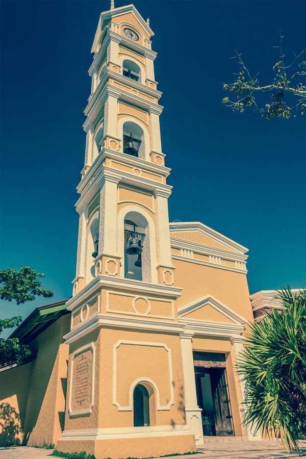 Ancient Mexican Colonial Style Church Stock Image - Image of xico, many ...