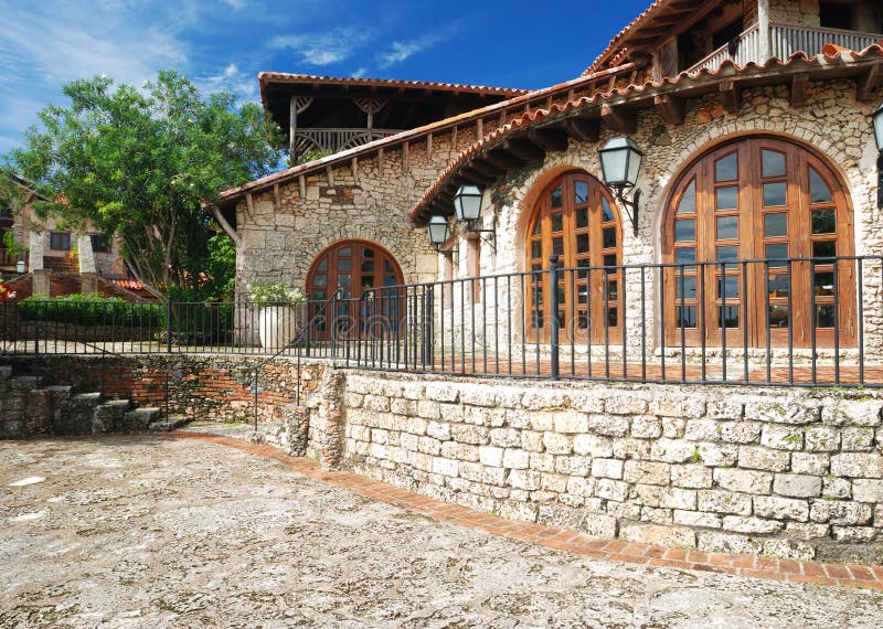 Colonial town stock photo. Image of history, chavon, culture - 7908518