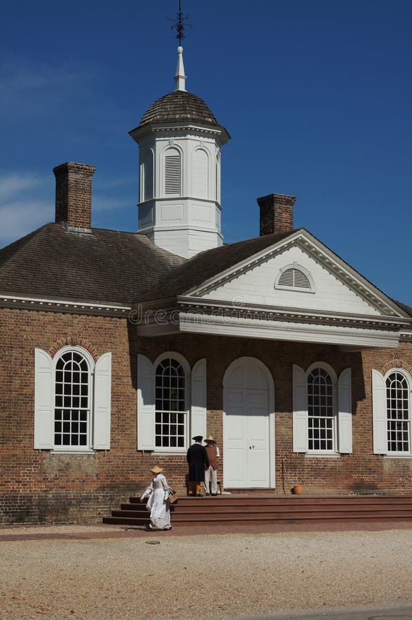 Colonial Williamsburg Courthouse Editorial Photography - Image of ...